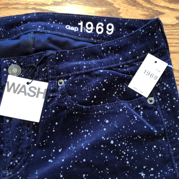 GAP | Pants & Jumpsuits | Nwt Gap Splatter Paint Corduroys Size 28 ...
